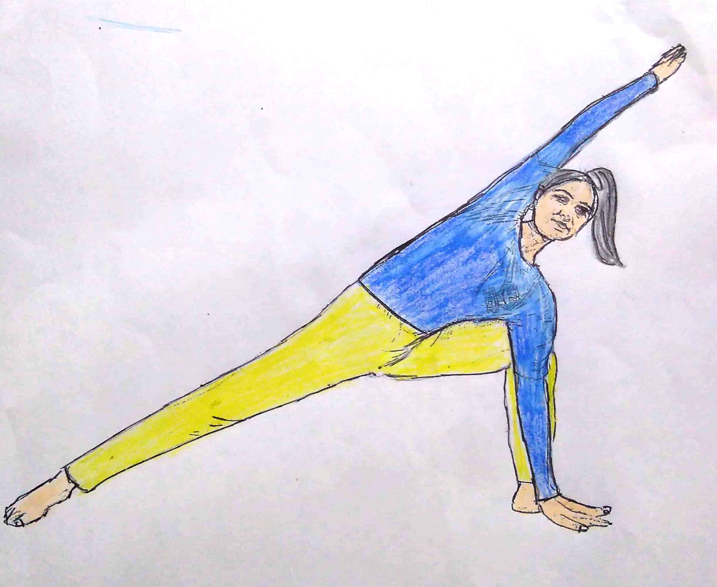 Parsvakonasana Steps